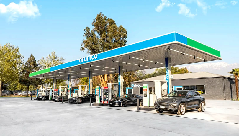 Aramco, petrolera estatal de Arabia Saudita, inauguró primera estación ...